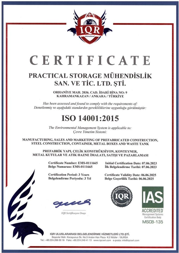 Certificates - Practical Storage